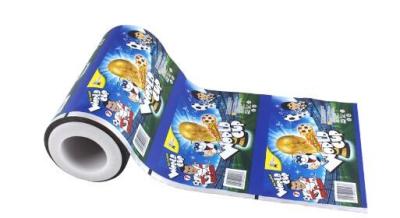 China Custom Printed OPP Aluminum Foil Laminated Packing Roll Film 20-200 Micron Food Grade for sale