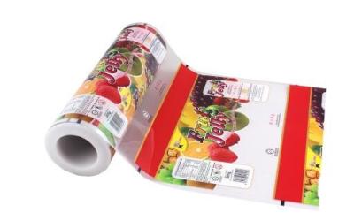 China Food Grade Aluminum Foil Laminated Plastic Film Roll for Candy Packaging 20-200 Micron for sale