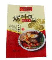 China Custom Printed Food Grade PET Plastic Packaging Bags for Noodles 3 Side Seal 20-200 Micron for sale
