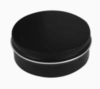 China Round Aluminum Tin Cans 50ml Screw Cap Jar Containers for Cosmetics Packing for sale