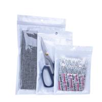 China FDA Approved Clear White Mylar Foil Flat Ziplock Bag 20-200 Micron Custom Size for sale