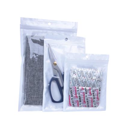China FDA Approved Clear White Mylar Foil Flat Ziplock Bag 20-200 Micron Custom Size for sale