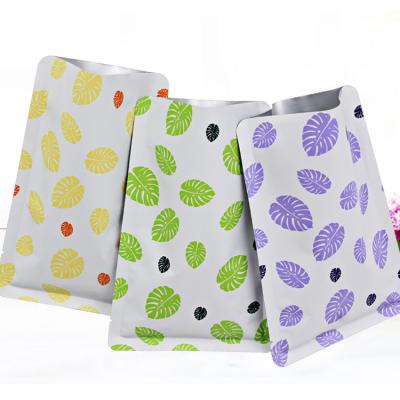 China Custom Printed Plastic Packaging Sachet Three Side Heat Seal Aluminum Foil Bag for sale
