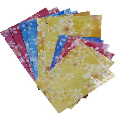 China Custom Printed  Aluminum Foil Plastic Packaging Sachet Bag with Zip-lock for sale