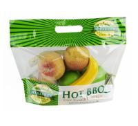 China Custom Printed Grapes Packing Bag with Bottom Gusset and Zipper 10 Color Gravure Eco-Friendly for sale