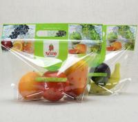 China Custom OPP Fruit Zipper Poly Bags with Air Holes for Strawberry Grape Cherry Tomato Packing for sale