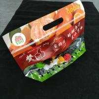 China Custom Printed Grape Packaging Plastic PP K Bag with Hole Punch 10 Color Printing for sale