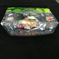 China Custom Printing Recyclable OPP Resealable Zipper Plastic Bags with Punching Hole for Fruit Packing for sale