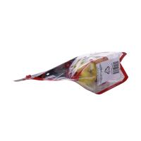 China Custom Printed OPP Zipper Food Grade Plastic Bags for Fruit Vegetables with Holes Hanger 10 Colors for sale