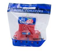 China Custom 8 Color Printed OPP Reusable Zip Lock Vegetable Packaging Bag with Holes for sale