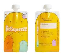 China Custom Flat Heat Seal Liquid Spout Bags with Safety Lock Cap 100ml 180ml for Food Packaging for sale