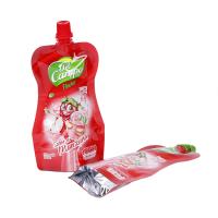 China Food Grade Custom Stand Up Pouch with Spout 100ml 200ml Leak Proof Beverage Bag for sale