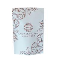 China Custom Printed Aluminum Foil Facial Mask Packaging Bags with Tear Notch Heat Seal 10000pcs for sale