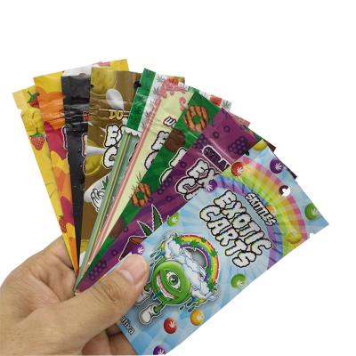 China Custom Printed Heat Seal Foil Cigar Pouch Wrap Pack Paper Bag 20-200 Micron Thickness for sale