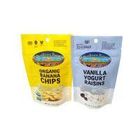 China Custom Stand Up Plastic Zipper Pouch 250g Food Grade Biodegradable Bag with 10 Color Printing for sale