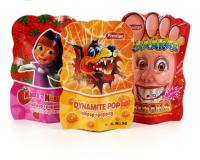 China Food Grade Bottom Gusset Heat Seal Plastic Bag for Candy Packing 10000pcs MOQ for sale