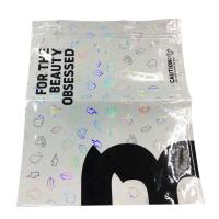 China Holographic Compostable Aluminum Foil Mylar Bag with Zipper and Window Custom Size 20-200 Micron for sale