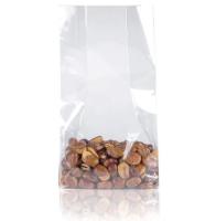 China Transparent OPP Plastic Side Gusset Square Bottom Poly Bag 20-200 Micron for Candy Packing for sale