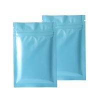 China Custom Printed Holographic Zipper Bags for Makeup Brushes Eyelashes Packaging 10000 Pieces MOQ for sale