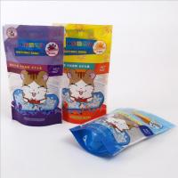 China Custom Stand Up Pouch with Zipper 3 Side Seal Aluminum Foil Food Packaging Bag 10000pcs MOQ for sale