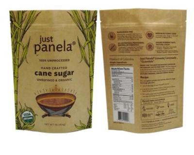 China Wholesale Biodegradable Kraft Paper Stand Up Pouches with Zipper for Tea Food Packaging Custom Size for sale