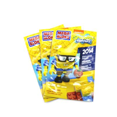 China custom toy plastic packaging pouch Mini packaging bag three side seal resealable sachet for sale