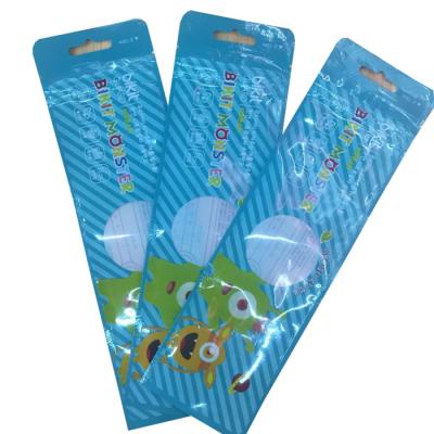 China custom long size plastic k bikit monster toys packaging bags for sale