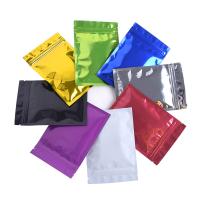 China Custom Printed Aluminized Foil Zipper Resealable Packaging Bag for Food Snack 10000 Pcs MOQ for sale