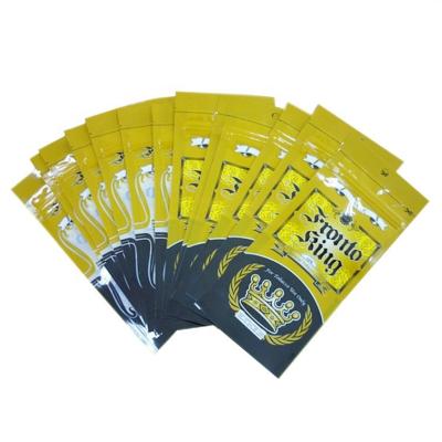 China Custom Smell Proof Zip Lock Hemp Plastic Bags Tobacco Packaging Pouch with Window 20-200 Micron Thickness for sale