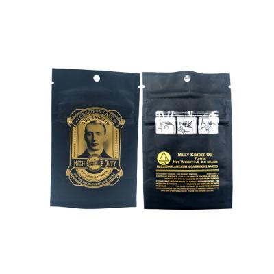 China Custom Printed Mylar Heat Seal Stand Up Pouch Cigar Tobacco Plastic Packaging Bag 20-200 Micron for sale