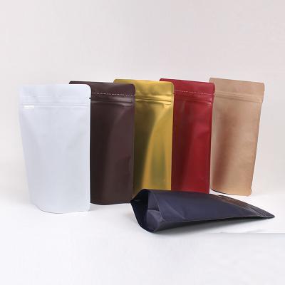 China Resealable laminatedfoil Flat Bottom Zipper coffee bag black with valve for sale