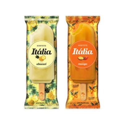 China Custom Printed PE Heat Seal Popsicle Ice Cream Plastic Packaging Bag Food Grade 10000 Pcs for sale