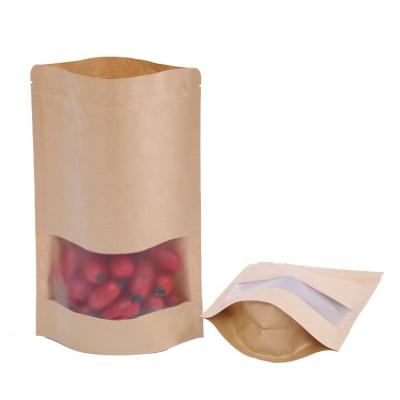 China Free samples available biodegradable feature and plastic material kraft paper stand up zipper coffee tea bags for sale