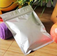China Food Grade Aluminum Foil Zipper Bag for Food Packaging Custom Size 20-200 Micron for sale