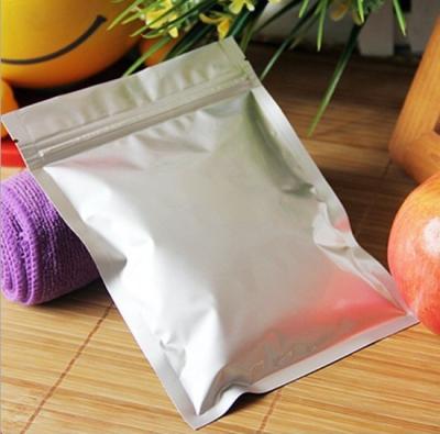 China Food Grade Aluminum Foil Zipper Bag for Food Packaging Custom Size 20-200 Micron for sale