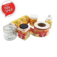 China Custom Self Adhesive Paper Sticker Food Labels Glossy Lamination 100pcs MOQ 45x35cm Max Size for sale
