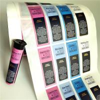 China Custom Waterproof Preroll Logo Sticker Labels Paper Vinyl 100pcs MOQ for sale