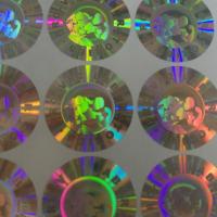 China Custom 3D Hologram Security Label Sticker Adhesive Holographic Tamper Proof 100pcs for sale
