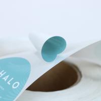 China Custom Self Adhesive Vinyl Sticker Labels on a Roll 45x35cm Max Size CMYK Printing for sale