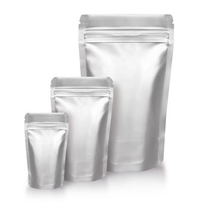 China Custom Stand Up Ziplock Aluminum Foil Bags 20-200 Micron Food Grade Resealable Pouches for sale