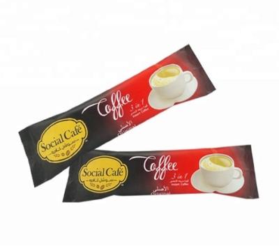 China Custom Printed Aluminum Foil Coffee Powder Sachet Packaging Bag Food Grade PET/VMPET/PE for sale