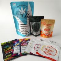 China Custom Printed Mylar Bags Aluminum Foil Smell Proof Pouch 20-200 Micron Thickness for sale