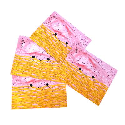 China Custom Printed OPP Three Side Seal Food Packaging Bags for Candy Cookies Toys 10000 Pieces MOQ for sale