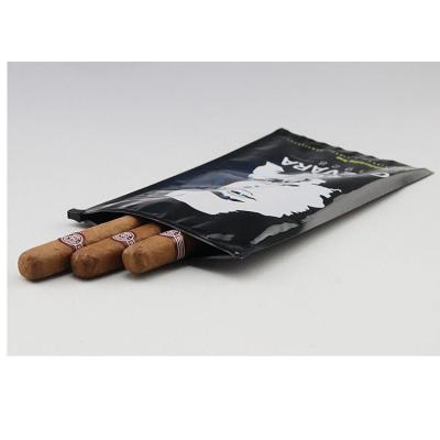China Custom Printed Plastic Zipper Bag for Cigar Food Grade PET VMPET PE 20-200 Micron for sale