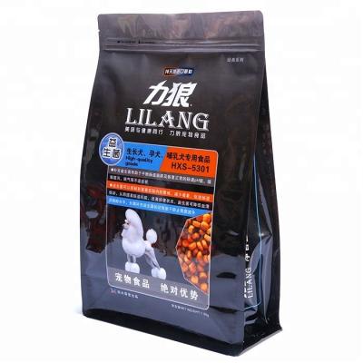 China Custom Printed Heat Sealed Zipper Bag for Pet Food Storage 20-200 Micron Thickness for sale