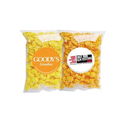 China Custom Printed Heat Seal 3 Side Sealing PET Plastic Bags for Popcorn Packing 10000 Pcs MOQ for sale