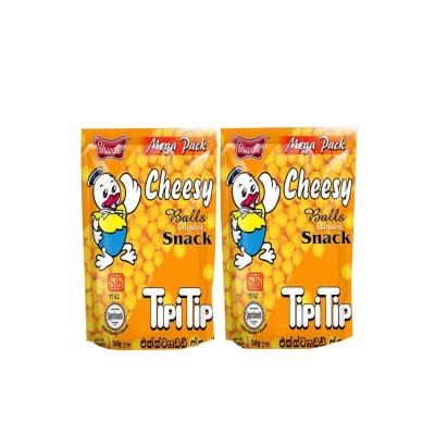 China Custom Printed Heat Seal Metalized Snack Food Bags Back Sealed Popcorn Pouches 10000 Pieces MOQ for sale