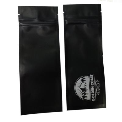 China custom printed OPP mylar  black smell proof small plastic k bags for sale