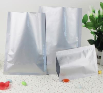 China Heat Sealable Aluminum Foil Pouches with Tear Notches Mylar Vacuum Bags 20-200 Micron Custom Size for sale