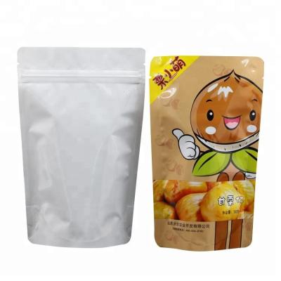 China Custom Stand Up Pouch with Zipper Aluminum Foil Bag for Plantain Chips Packaging 10000pcs MOQ for sale
